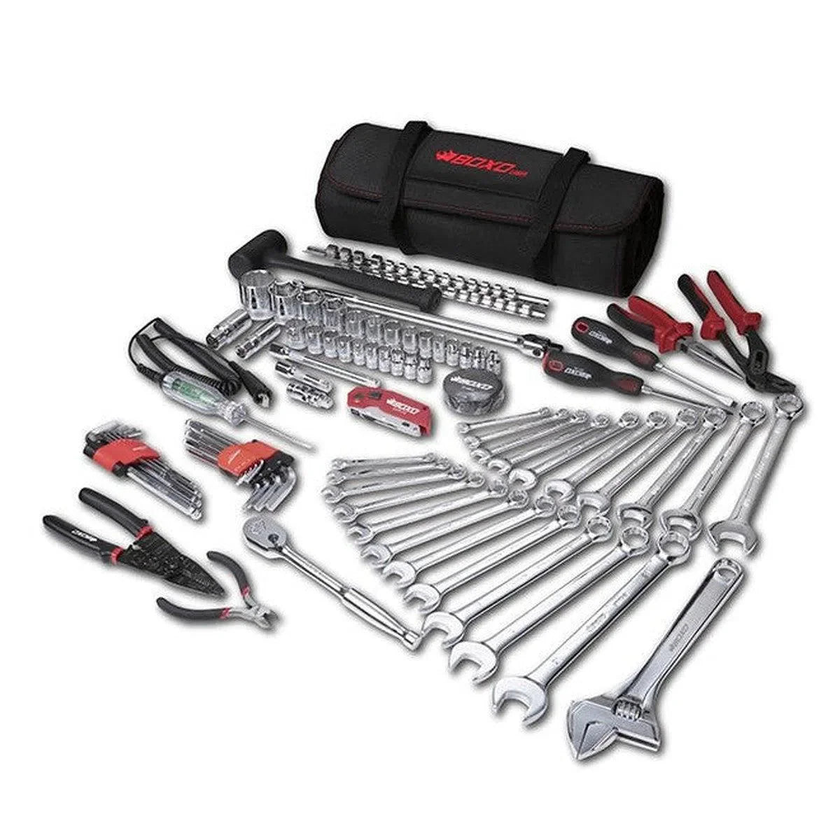 Boxo USA Combo Tool Roll | 82-Piece Metric and SAE Tool Roll and Dry B – LGE-CTS Motorsports